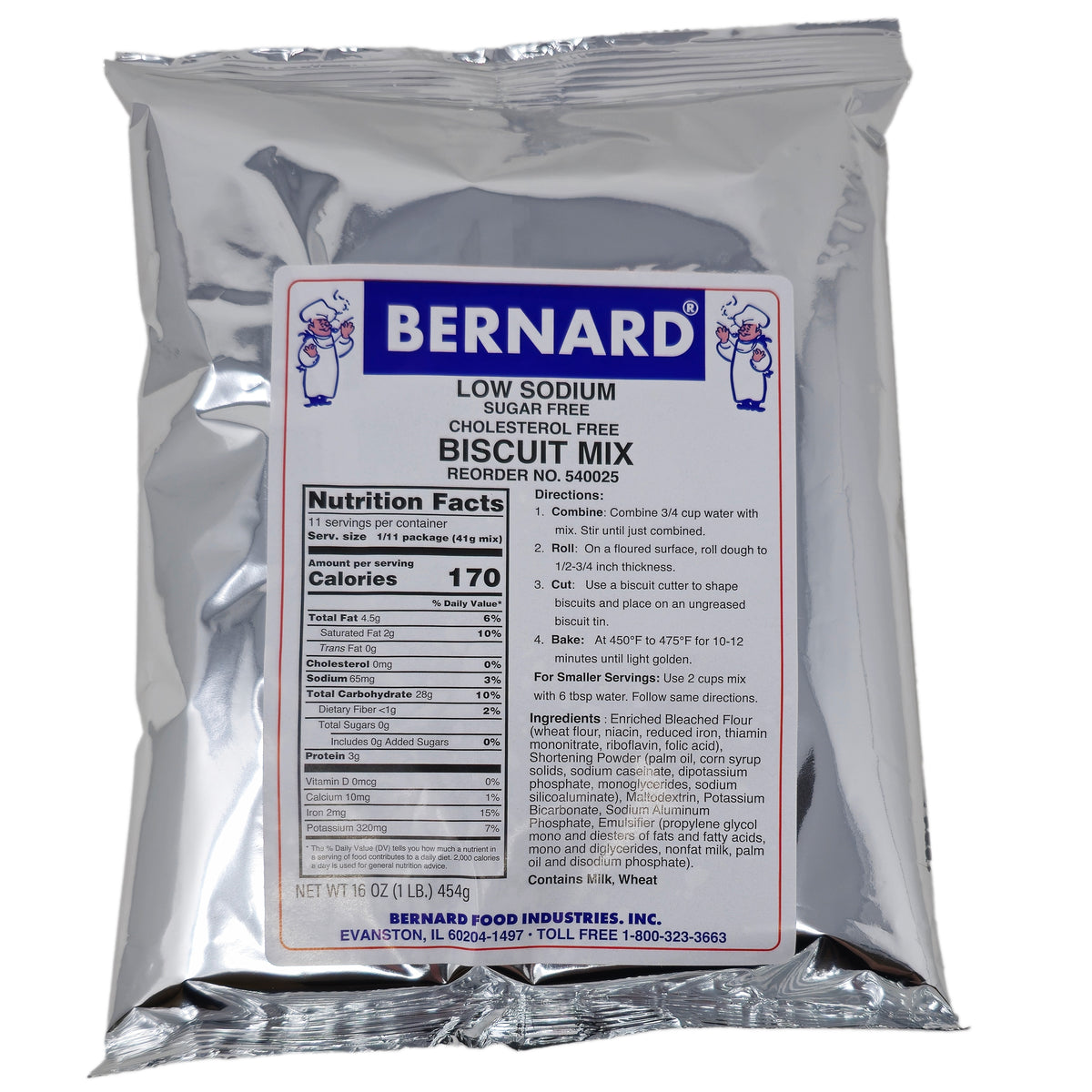 Bernard Biscuit Mix Very Low Sodium - Healthy Heart Market