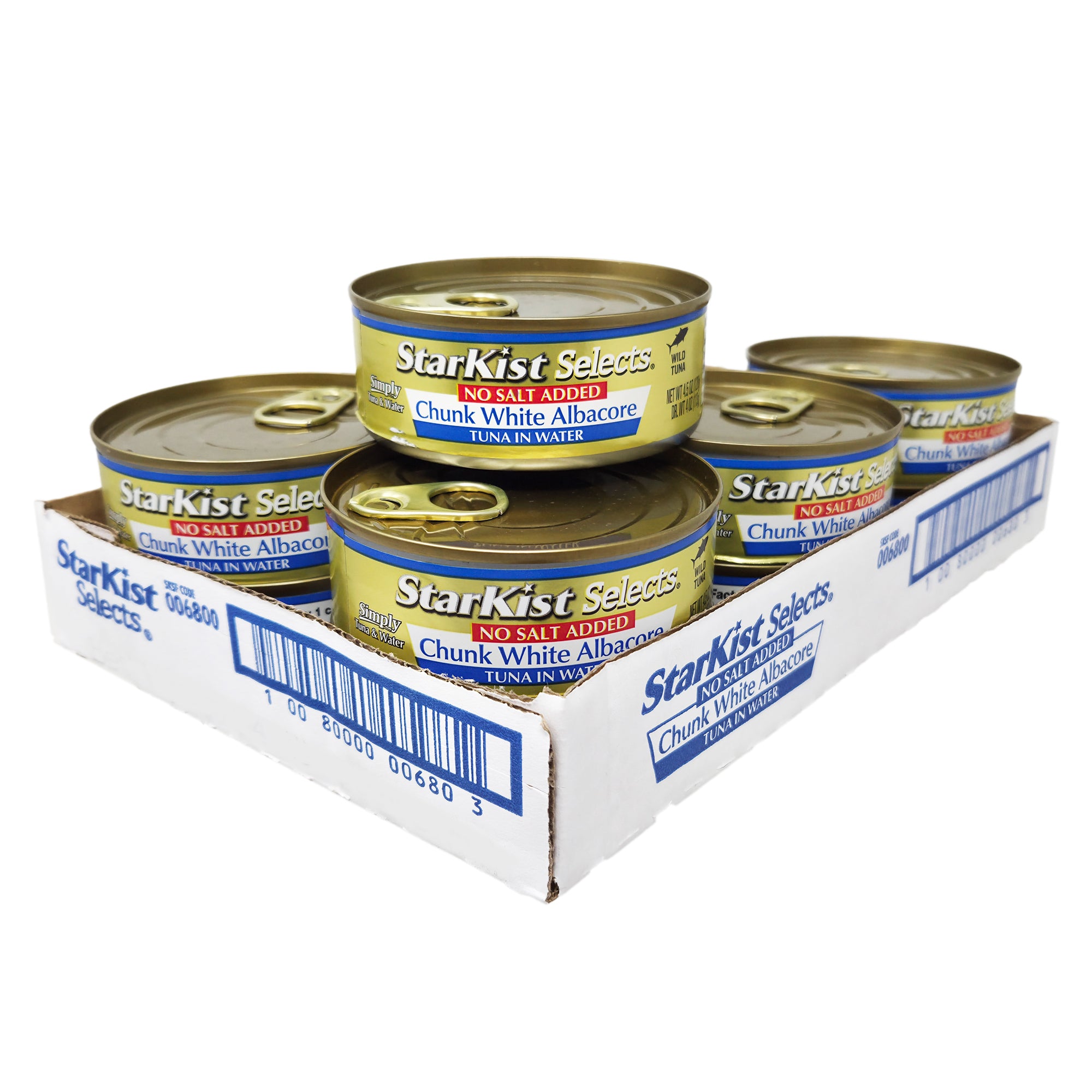 Case of 12 StarKist Selects No Salt Added Chunk White Albacore Tuna ...