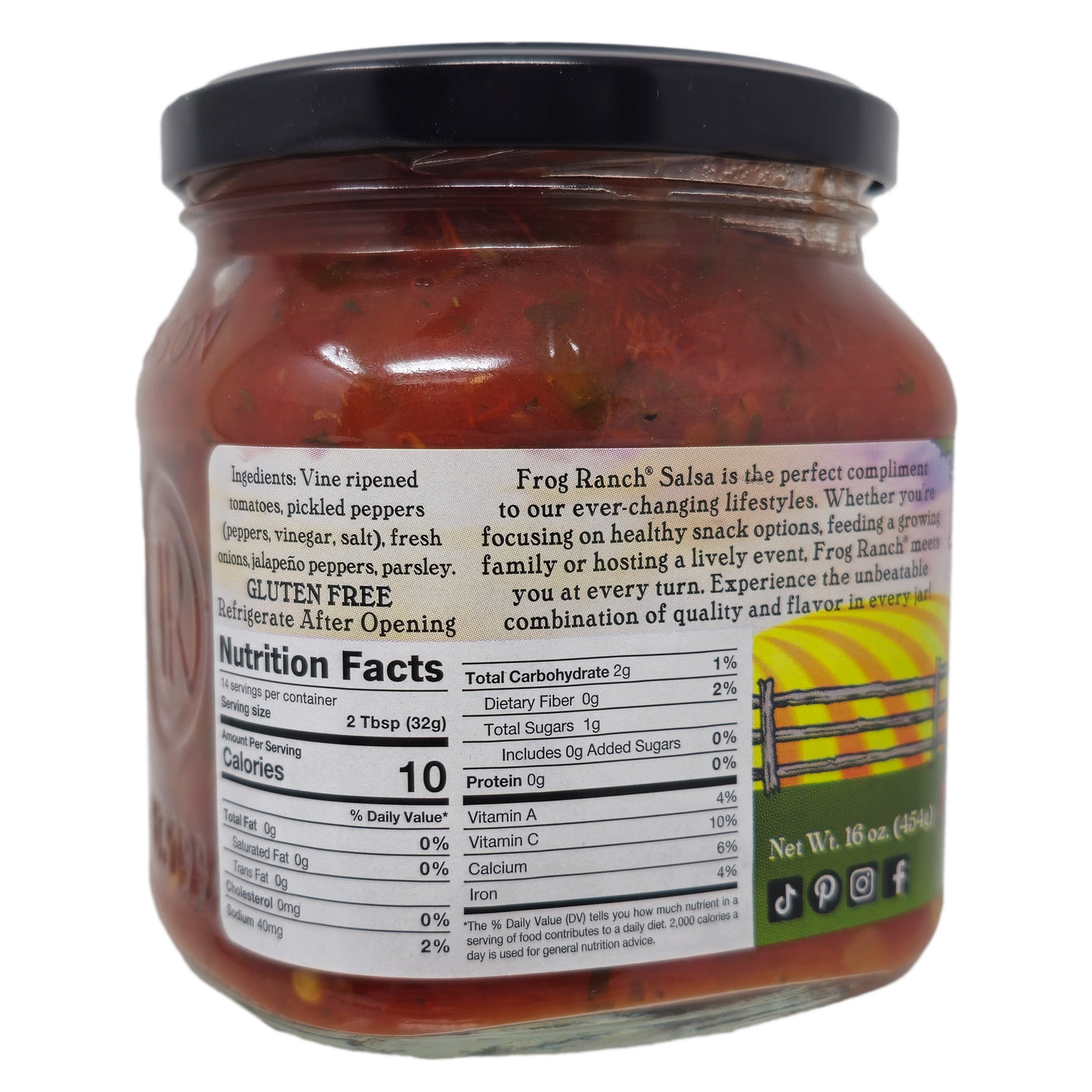 Frog Ranch Smoked Jalapeno Salsa Low Sodium – Healthy Heart Market