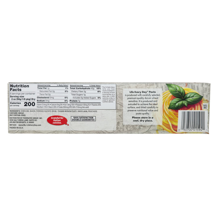 Life Every Day Thin Spaghetti - 16oz. – Healthy Heart Market