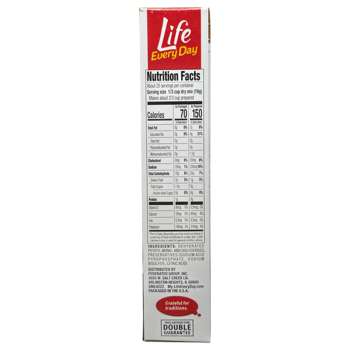 Life Every Day Homestyle Mashed Potatoes - 13.3oz. – Healthy Heart Market