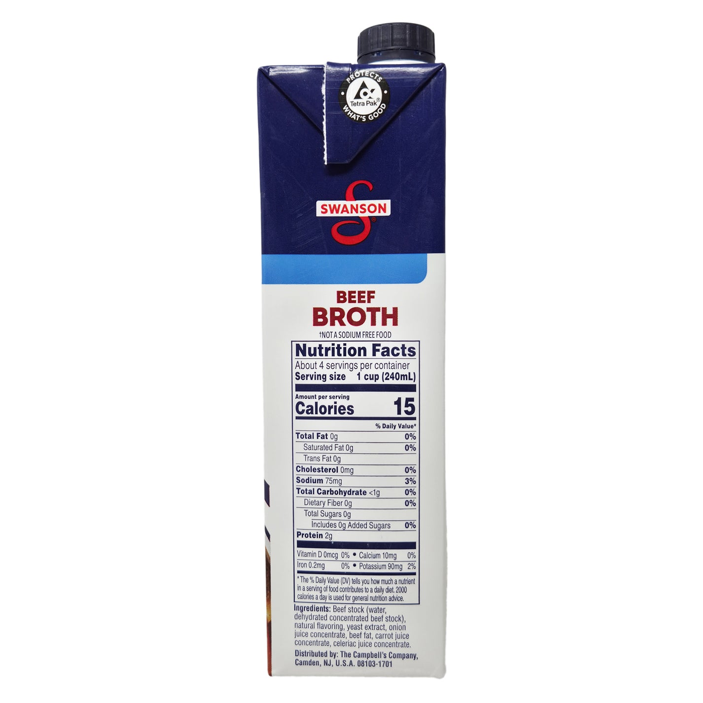 Swanson's Unsalted Beef Broth - 32oz. – Healthy Heart Market