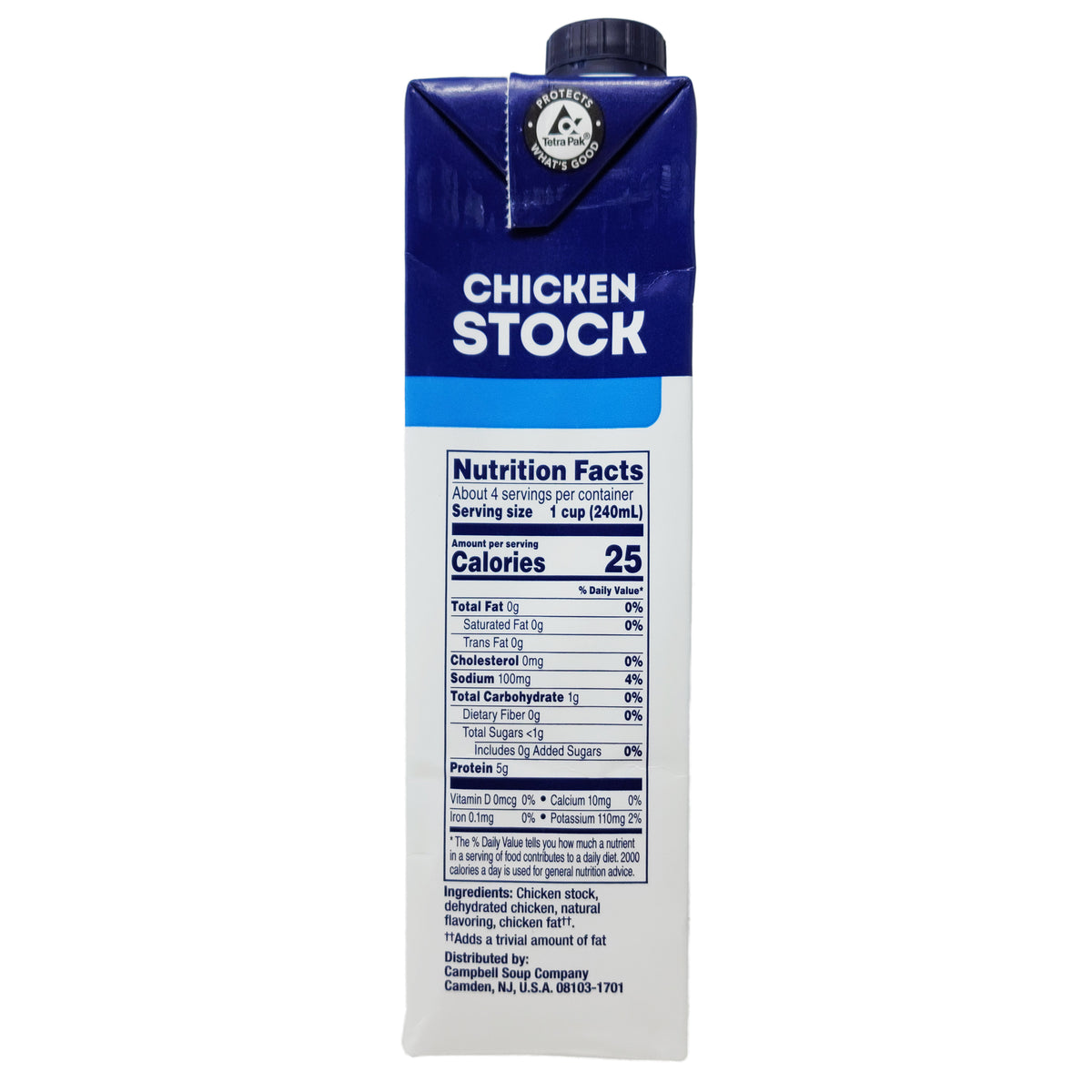 Swanson's Unsalted Chicken Stock - 32oz. - Healthy Heart Market