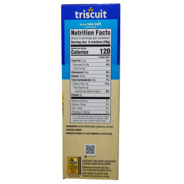Triscuit Hint of Salt Crackers- 8.5oz - Healthy Heart Market