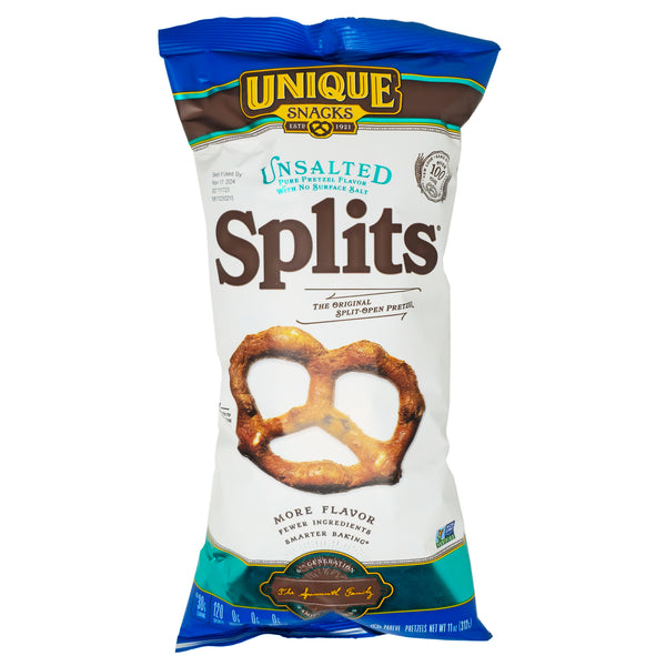 Unique Snacks Unsalted Splits - 11oz. – Healthy Heart Market