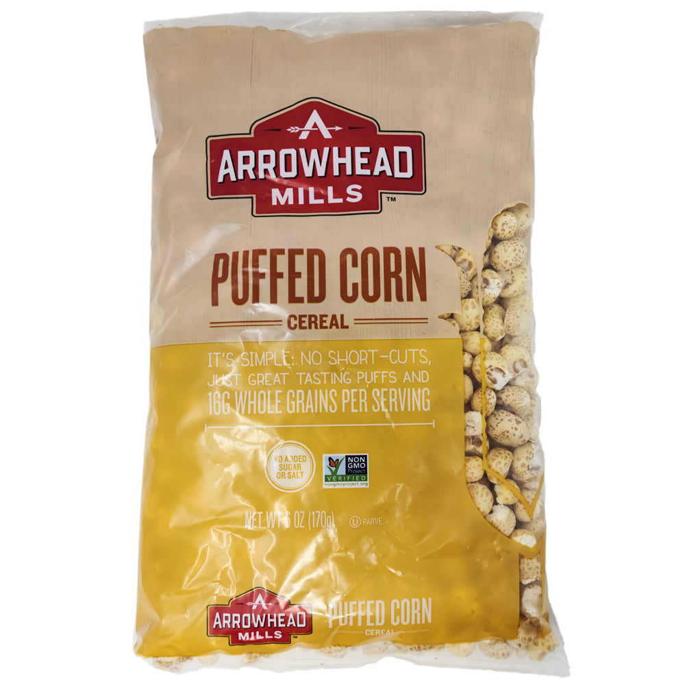 Arrowhead Mills Puffed Corn Cereal-6 oz. - Healthy Heart Market