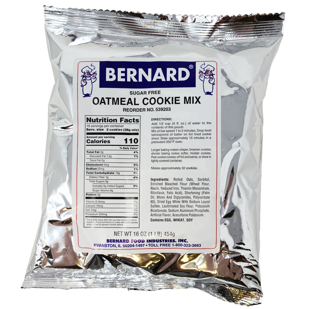 Oatmeal Food Label