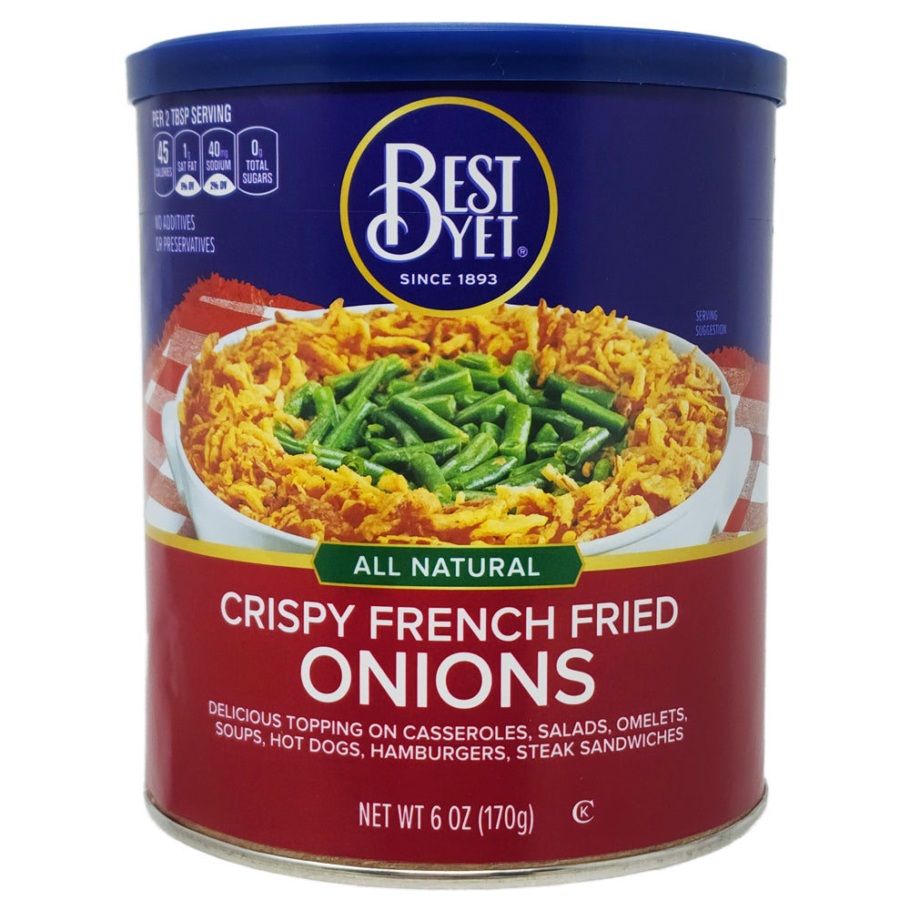 Best Yet Crispy French Fried Onions - 6oz - Healthy Heart Market