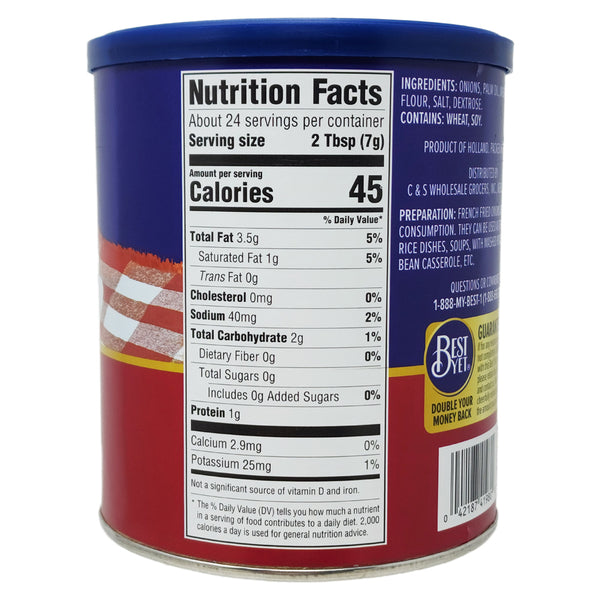 Best Yet Crispy French Fried Onions - 6oz - Healthy Heart Market