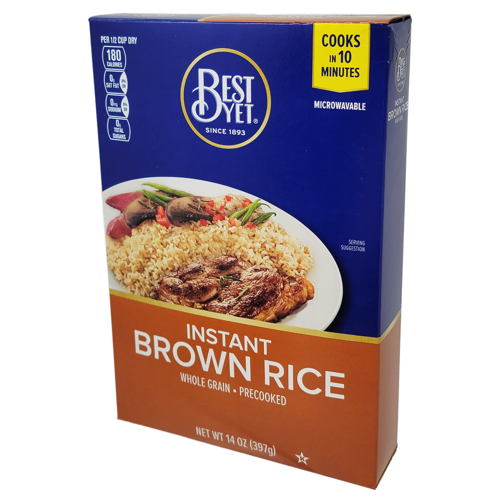 Best Yet Instant Brown Rice Sodium Free - 14oz - Healthy Heart Market