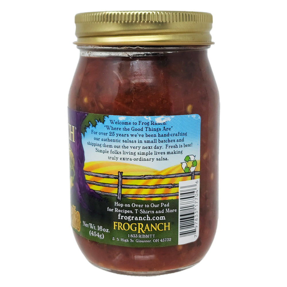 Frog Ranch Smoked Jalapeno Salsa Low Sodium - Healthy Heart Market