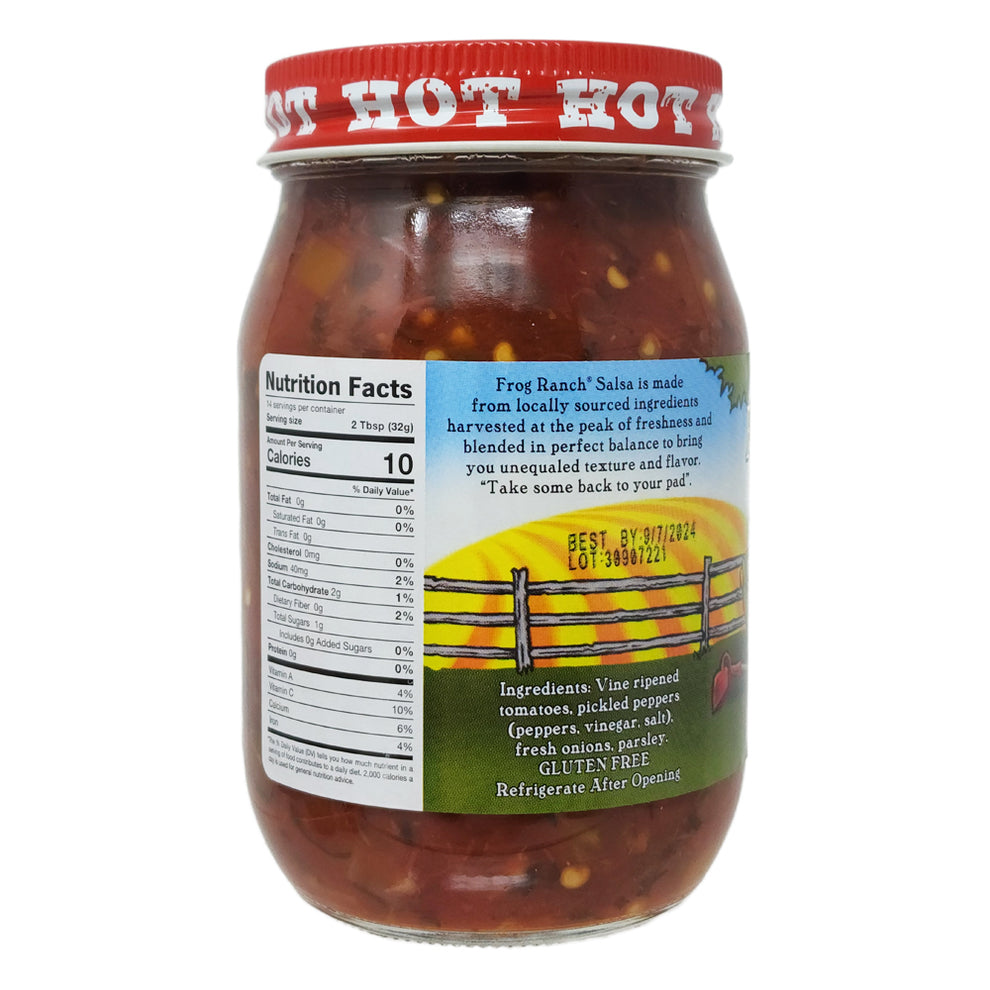 Frog Ranch Hot Salsa Low Sodium – Healthy Heart Market