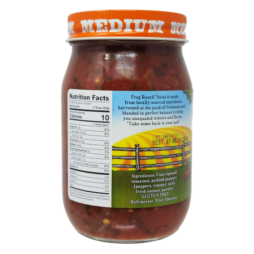 Frog Ranch Medium Salsa Low Sodium – Healthy Heart Market