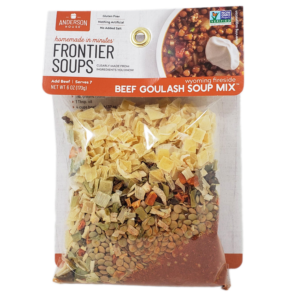 Frontier Soups Wyoming Fireside Beef Goulash Soup Mix - Healthy Heart ...