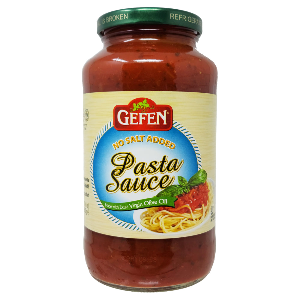 Gefen No Salt Added Pasta Sauce - 24oz. - Healthy Heart Market