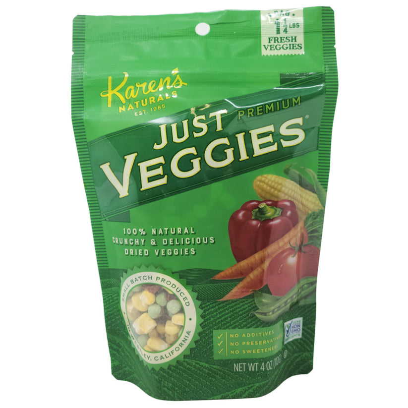 Just Veggies All Natural 4oz Bag – Healthy Heart Market