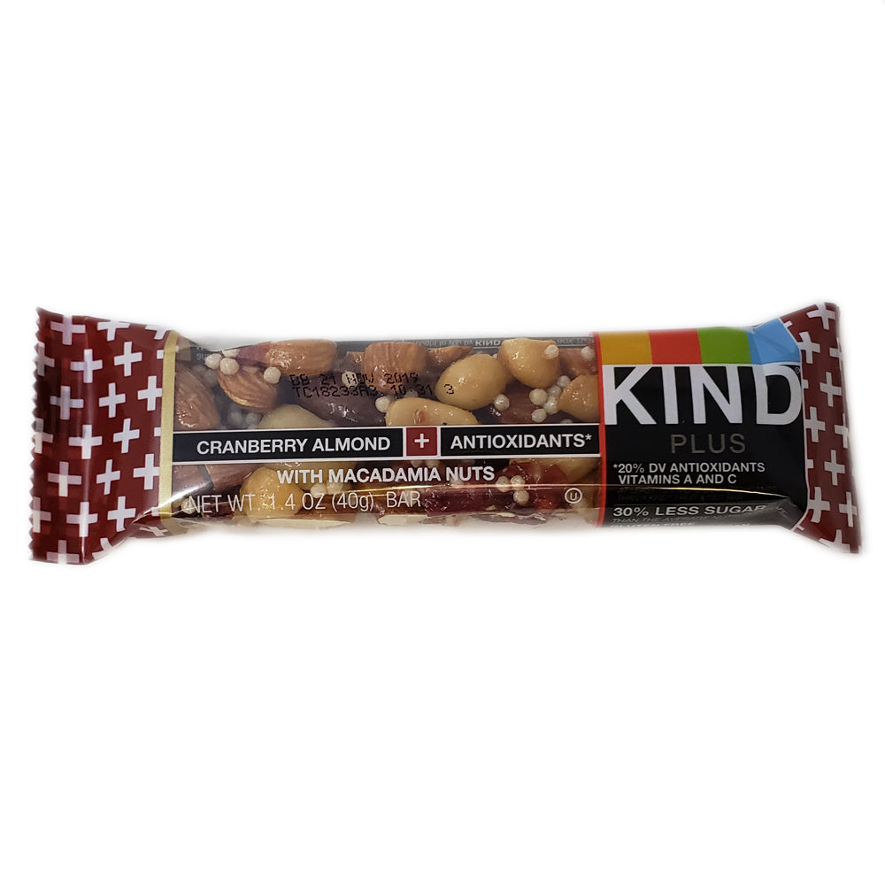 Kind Plus Cranberry Almond Bar - 1.4oz. - Healthy Heart Market