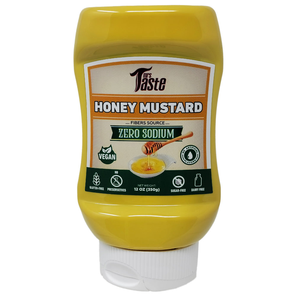Mrs. Taste Zero Sodium Honey Mustard - 12oz. - Healthy Heart Market