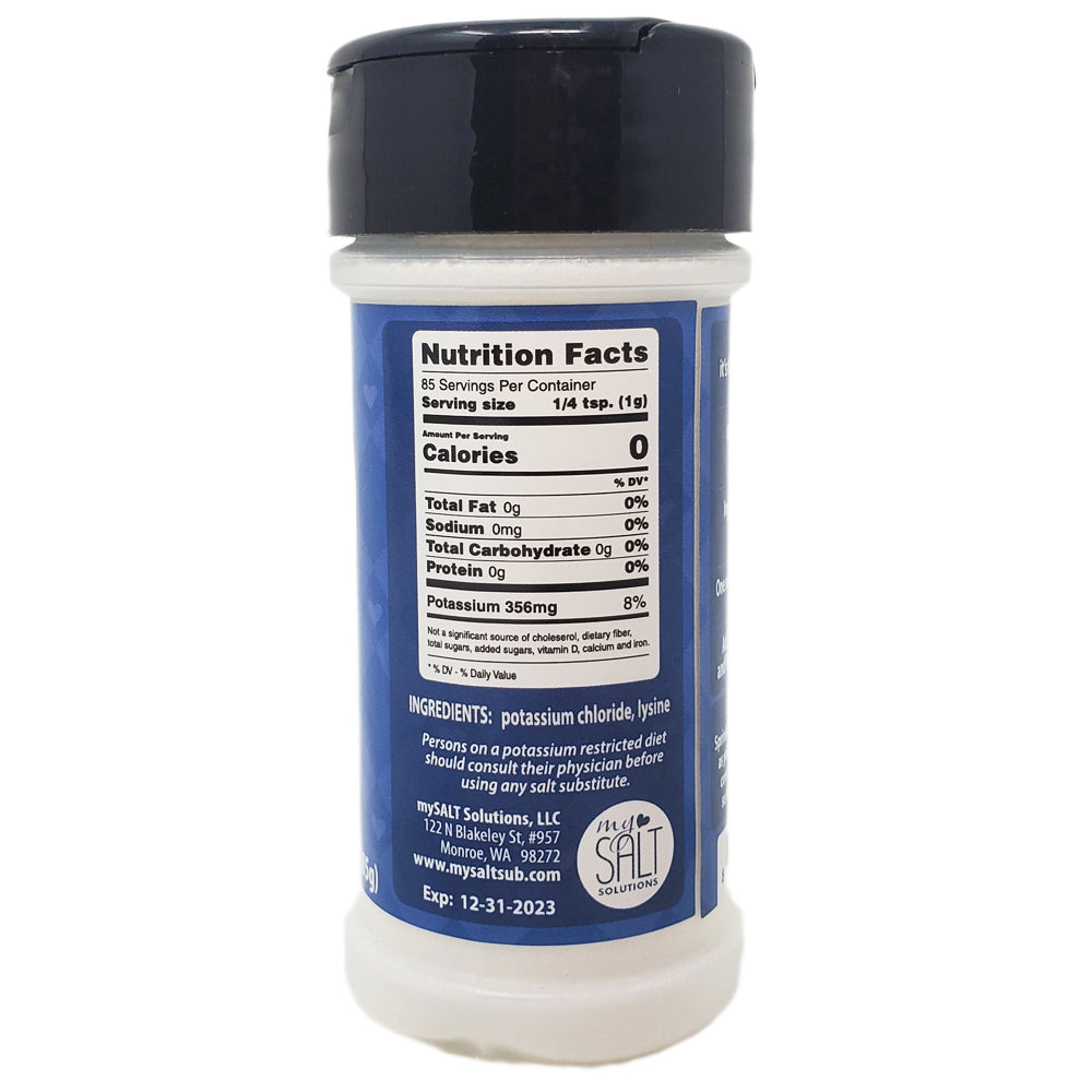 MySALT Original Salt Substitute - 3oz. - Healthy Heart Market