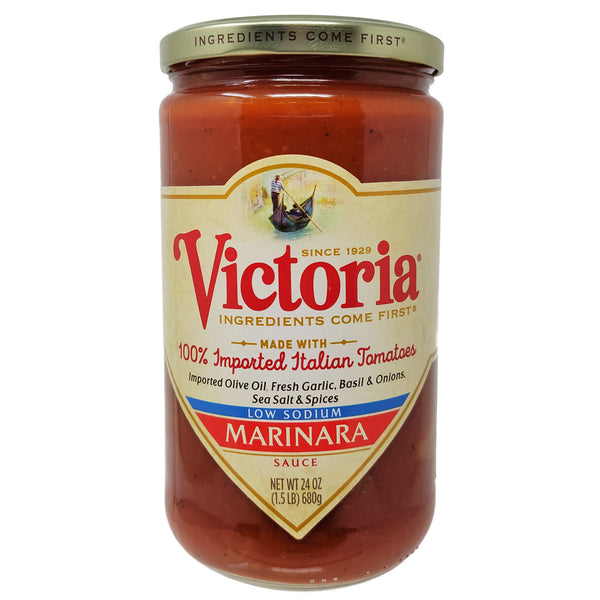 Victoria Low Sodium Marinara - 24oz. - Healthy Heart Market